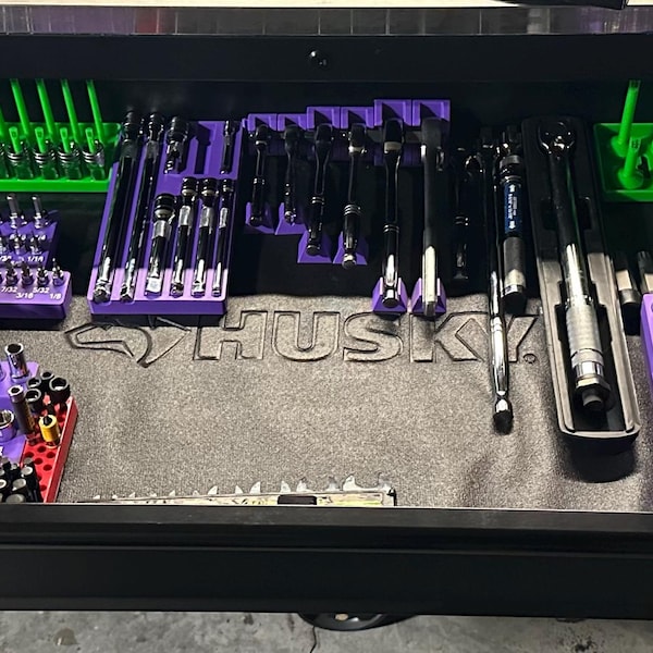 Quinn Master Bit Socket Organizer – Fits Harbor Freight 87pc Set #70347 ...