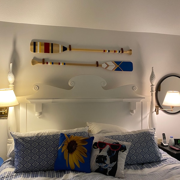 Custom Oars // Hand Painted Canoe Paddle // Canoe Oar // Home Decor ...