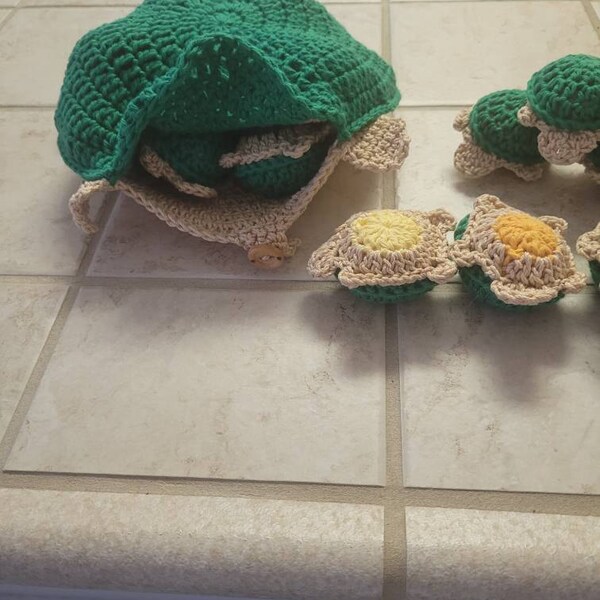 The ORIGINAL Turtle Memory Game PATTERN English Pdf ORIGINAL Stitched ...