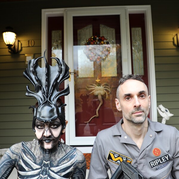 Queen Xenomorph Costume Headpiece for Aliens Movie Queen Mother Costume ...