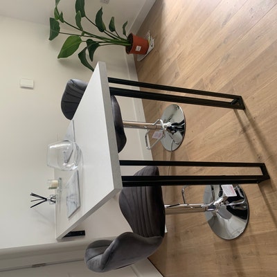 Metal Table Legs, Custom Made Bar Legs, Breakfast Bar Legs, Kitchen ...