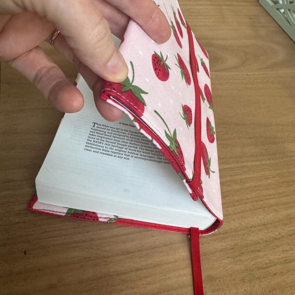 Adjustable Book Cover, Book Sleeve, Book Pouch, Padded Fabric Book ...