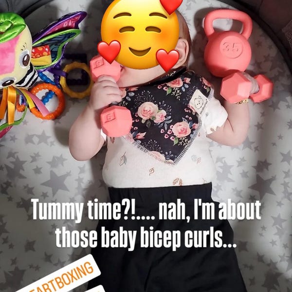 Mini Baby Weight SET, Perfect for Fitness Lovers and Baby Gifts! - Etsy