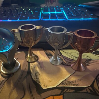 Mini PS5 Playstation 5 Trophies, Gold, Silver, Bronze, Platinum ...