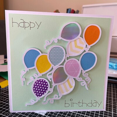 Balloons Cut File .SVG .DXF .PNG - Etsy