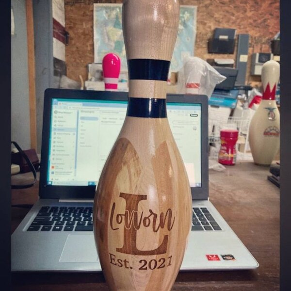 Stars & Stripes Bowling Pin - Etsy