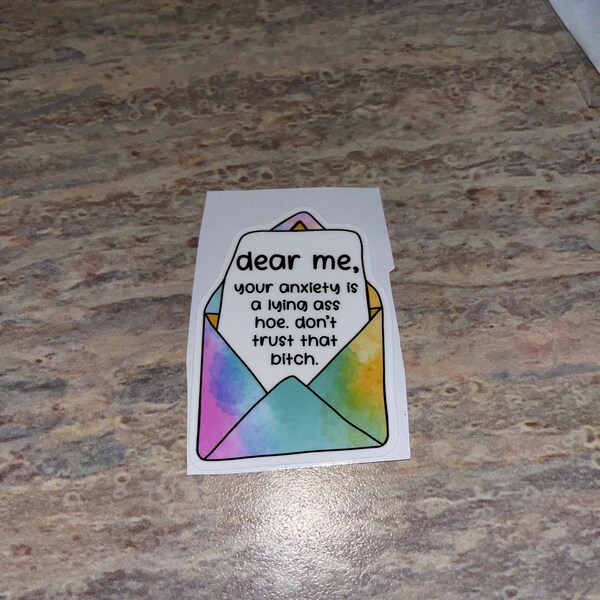 Your Anxiety is Lying Sticker, Mental Health Sticker, Don't Trust Your ...