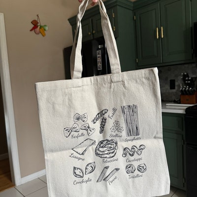 Pasta Tote Bag, Pasta Maker Tote, Pasta Lover Gift, Cooking Lover ...