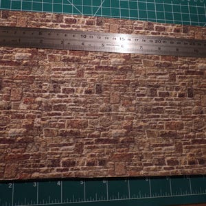 New 16 Dollhouse Street Paving Texture Seamless Sheets Wall 1/12 Scale ...