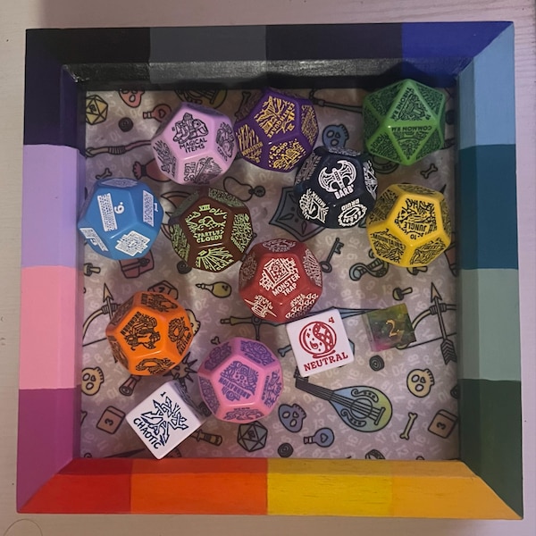 D&D Overworld Map Biome Dice | 30mm Acrylic Geography Generator | Giant ...