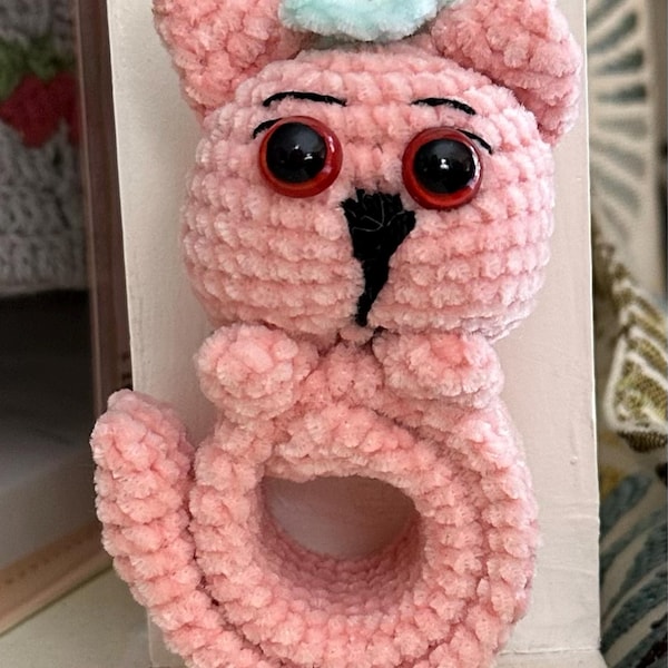 Crochet Bracelet Pattern, Crochet Slap Bracelet, Cat Bracelet Crochet ...