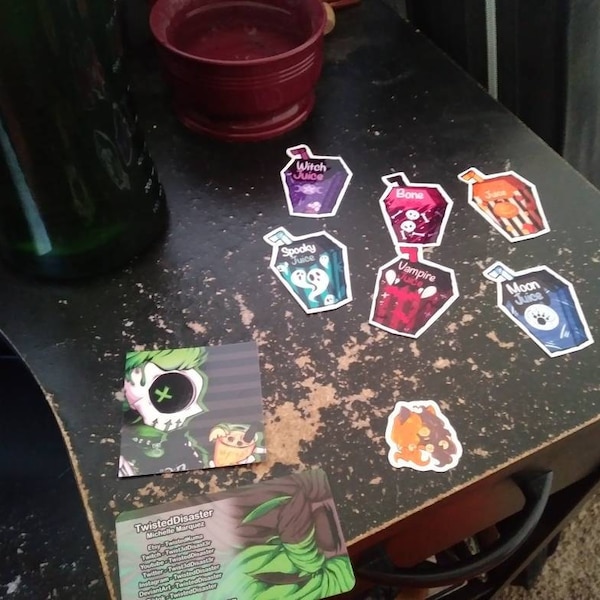 Spooky Juice Stickers - Etsy