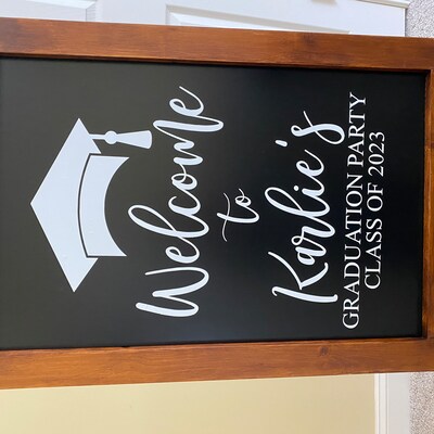 Graduation Party Decal for Sign Graduation Decal for Mirror or ...