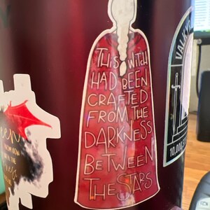 Divine Rivals Typewriter Waterproof Sticker - Etsy