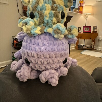 Flapjack the Dumbo Octopus Amigurumi Pattern, No Sew Crochet Dumbo ...