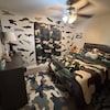Camo Wall Decal Stickers, Camo Room Decor, Kids Room Decor, Reusable ...