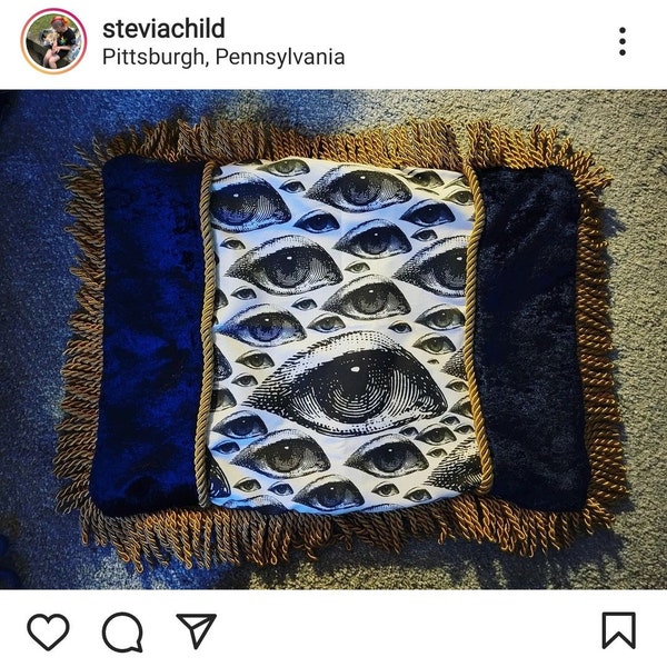 Eyes Fabric - Eye Eye Eye by Hollycejeffriess - Eyes Print Line Work ...