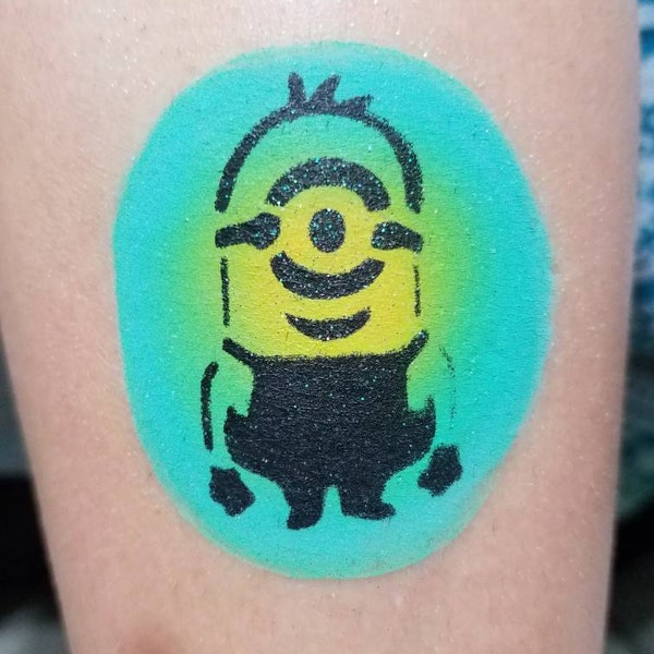 1-EYE GROUPIE Face Painting Stencil mini - Etsy