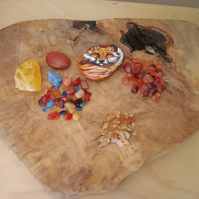 Handmade Painted Pebble Fox Pocket Hug Fox Totem Unique Gift - Etsy