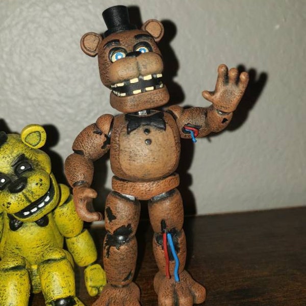 FNAF WAVE 4 Withered Freddy Custom Retro Action Figure - Etsy