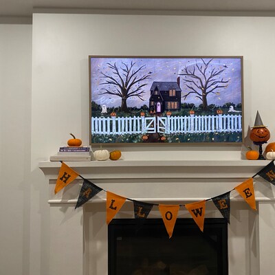 PIP Ghost Portrait PRINTABLE Halloween Wall Art - Etsy