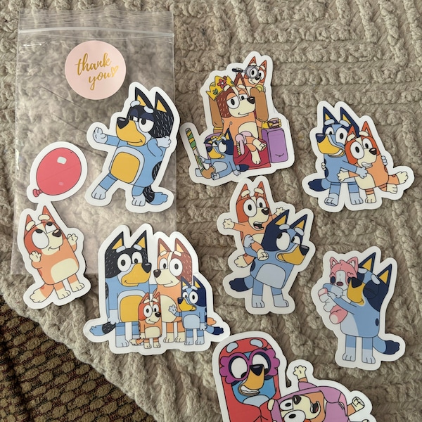 Bluey Sticker Bluey Hugging Polly Puppy - Etsy Canada