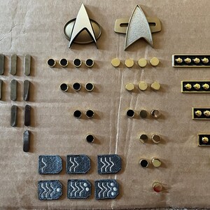 Movie Era Commander Rank Pins set of 2 - Etsy