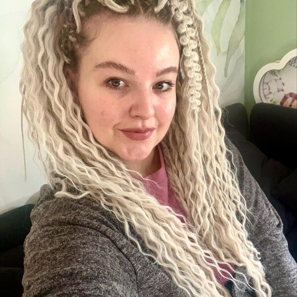 Dreadlocks Like Your Hair. Synthetic Dreadlocks. Curly Synthetic Dreads ...