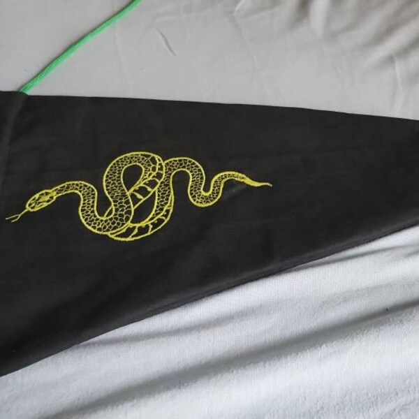 Snake Machine Embroidery Design Tested - Etsy