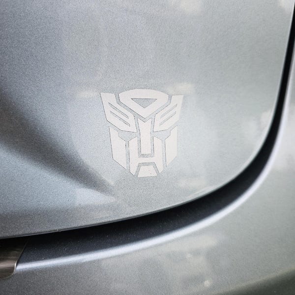 Transformers Autobot Bumper Sticker / Glass Decal/ Laptop Sticker - Etsy