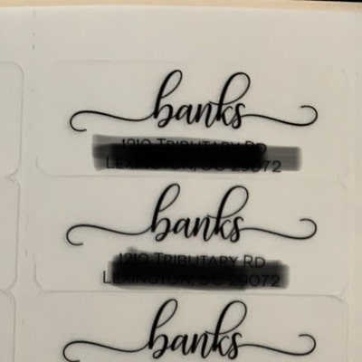 Return Address Labels, Calligraphy Address Labels, Fancy Return Address ...