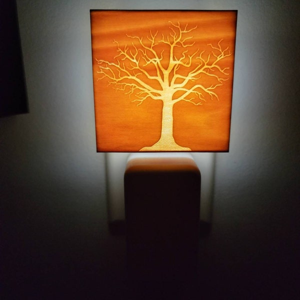 Tree Night Light, Bonsai, Rustic Decor, Tree of Life - Etsy