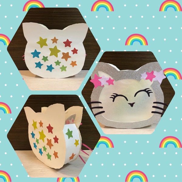 Cat Lantern Craft Template PDF Craft Instructions for Download • St ...