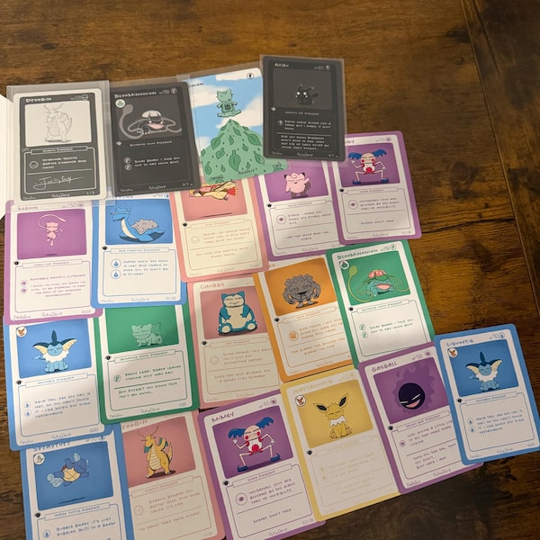 Printable Trading Card Stand | POKEDERP - Etsy