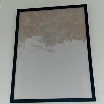 Thin Narrow Ink Stripes Wall Art Black White Minimalist - Etsy