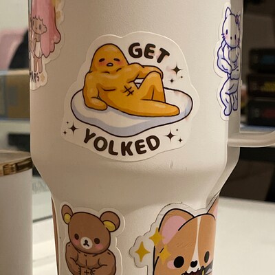 ASS TO GRASS Buff Frog Gym Sticker - Etsy