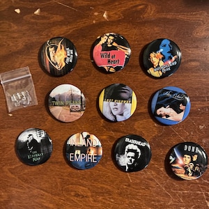 David Lynch Pin-back Buttons (1.25") ~ 10-pack - Etsy