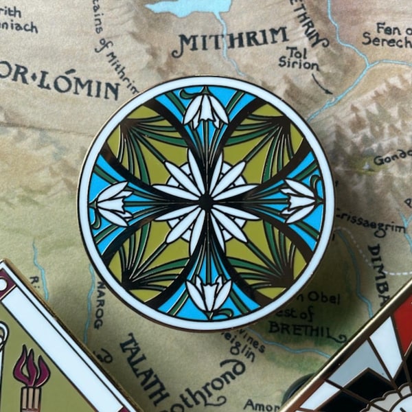 Fëanor Sigil Necklace the Silmarillion Lord of the Rings - Etsy