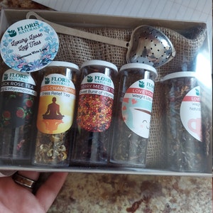 10 Loose Leaf Tea Gift Box Organic Tea Gift Box Tea Sampler | Etsy