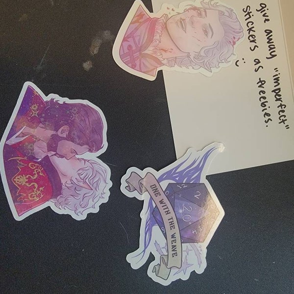 Holographic Bloodweave Gale & Astarion Baldur's Gate 3 Sticker - Etsy