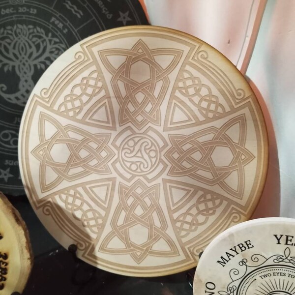 Celtic Cross Crystal Grid #2 - Cross Crystal Grid - Celtic Crystal Grid ...