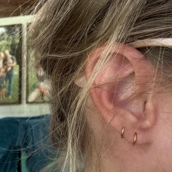 Orbital Ear Cuff, Mid Ear Earring, No Piercing Needed, Conch Hoop Imitation - Etsy