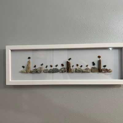 Cornish Mussel Shell Mandala Shell Art Picture Handmade in Cornwall - Etsy