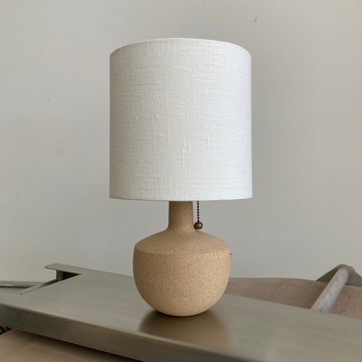 Off White Linen Lamp Shade made to Order - Etsy
