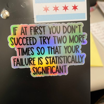 Funny Math Statistics Sticker, Math Laptop Stickers, Math Water Bottle ...