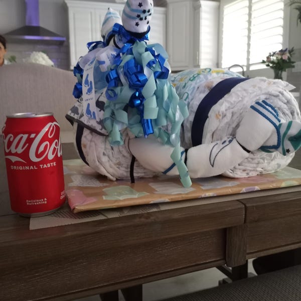 Baby's First Love Large Diaper Heart Box - Sweet Baby Shower ...