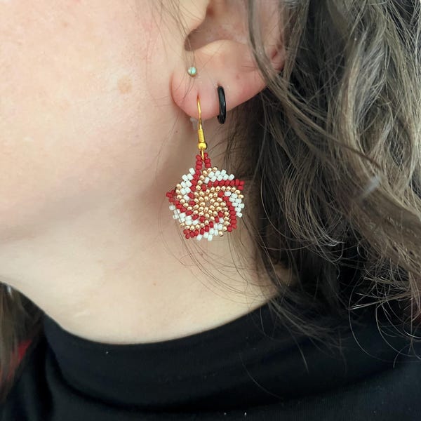 ISHKODE {fire} Pendant Earrings | Authentic Native American Made | Ode ...