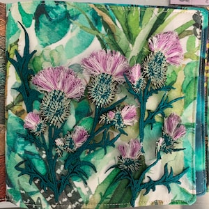 Moks185p Set of Thistle Flower Patches - Etsy