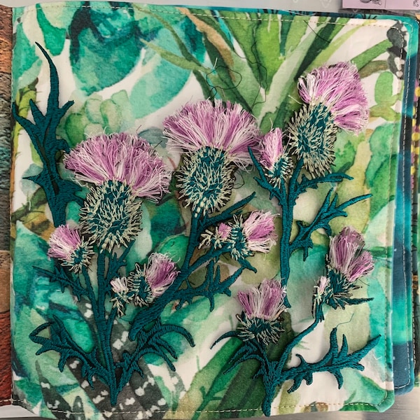 Moks185(p) Set of Thistle Flower Patches - Etsy