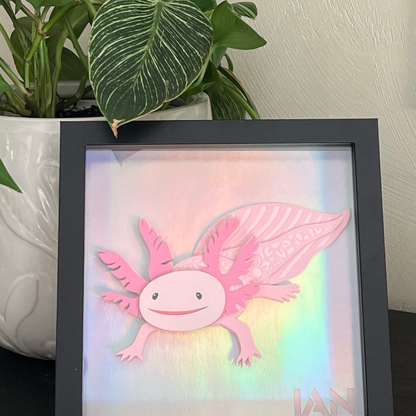Axolotl SVG | Layered Axolotl Cutting File - Etsy